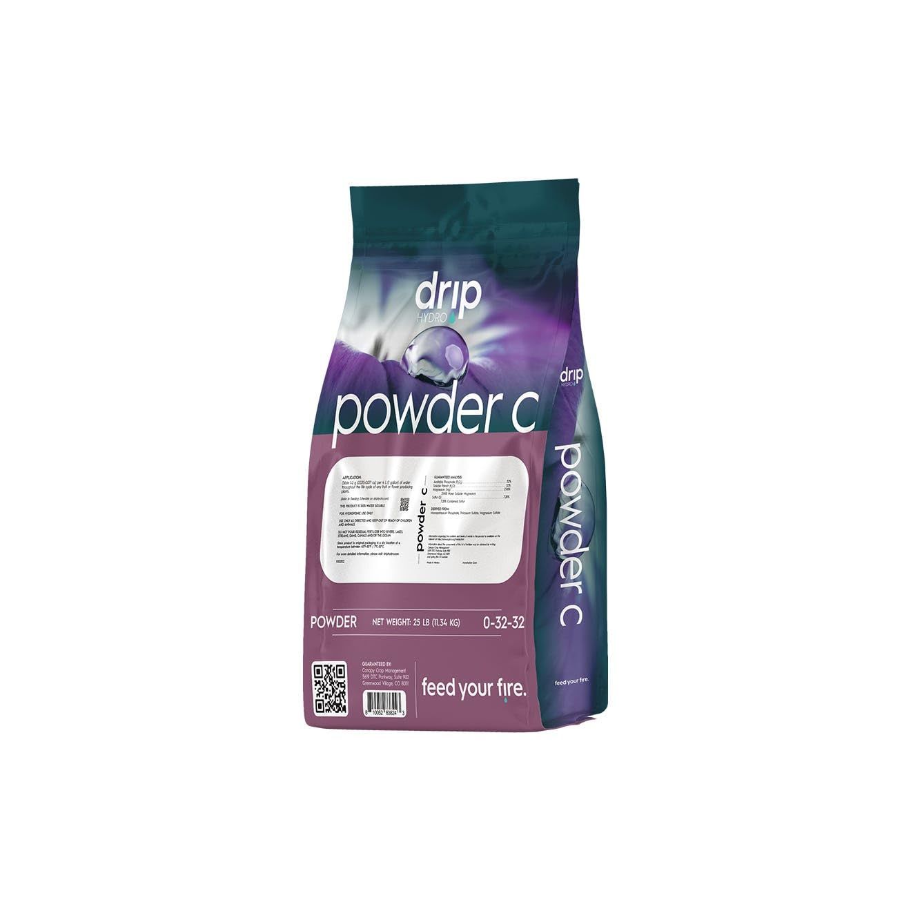 Drip Hydro Powder C (0 - 32 -32) – Cultivate Supply